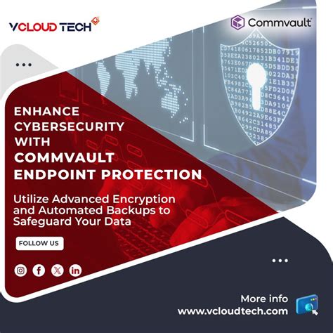 Vcloud Tech On Linkedin Commvaultendpointprotection Cybersecurity Commvault Endpointprotection…