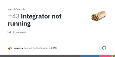integrator not running · issue 43 · wazuh wazuh · github