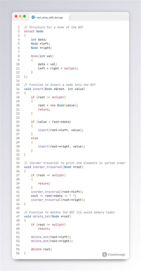 Umer Fayyaz Basra On Linkedin Cplusplus Binarysearchtree Datastructures Algorithms