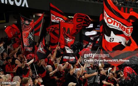 Essendon Cheer Squad Photos And Premium High Res Pictures Getty Images