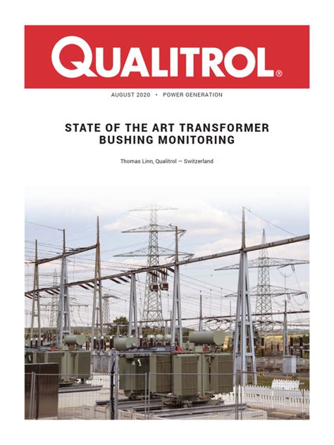 State Of The Art Transformer Bushing Monitoring Pdf Capacitor Transformer
