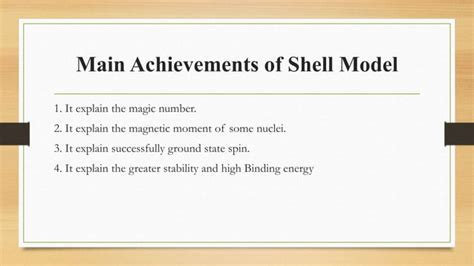Nuclear Shell Models Pptx