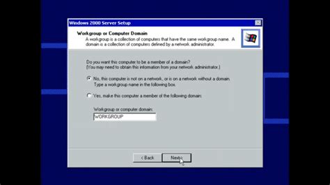 basic guide to microsoft windows 2000 server installation