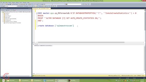 sql server sp msforeachdb breaks youtube