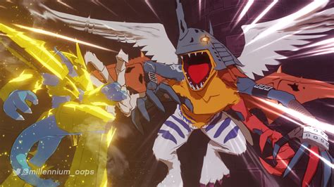 Artstation Digimon Magnamon Vs Kimeramon