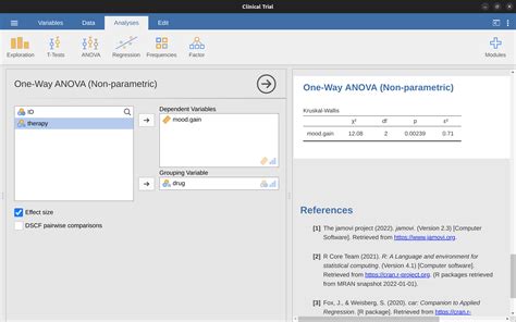 13 Comparing Several Means One Way Anova Learning Statistics With Jamovi