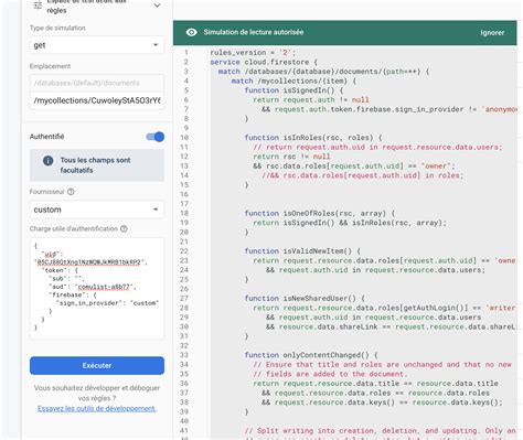 Javascript Cloud Firestore Rules Issues Outside Of Console Stack