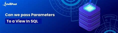 Can We Pass Parameters To A View In Sql