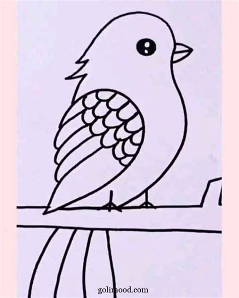 نقاشی پرنده زیبا ” 2025؛ همراه با راهنمای قدم به قدم ساده کودکانه