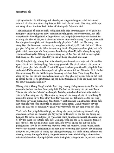 Insert Tiêu Đề Pdf