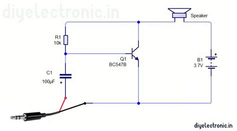 Audio Amplifier Using Bc547 Transistor Audio Amplifier Circuit Riset