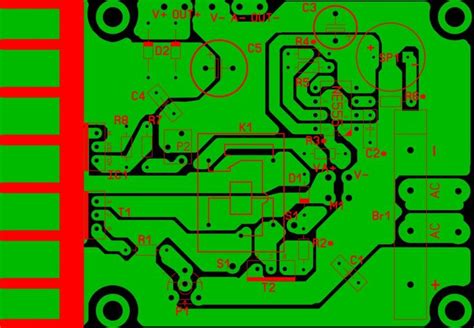 Печатная плата лабораторного блока питания 1 5 30В 5А с защитой от КЗ