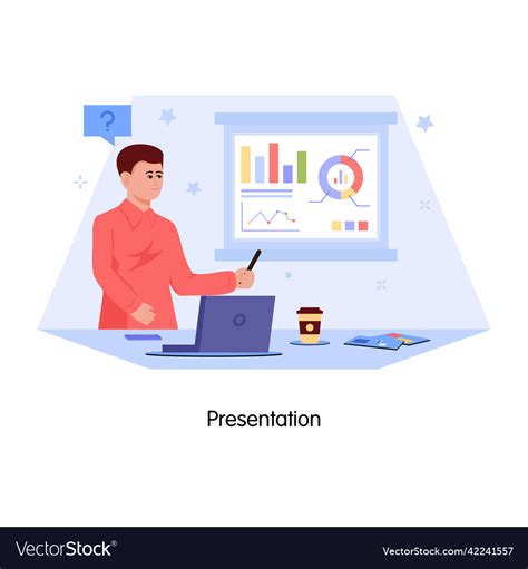 Presentation Royalty Free Vector Image Vectorstock Presentation Royalty Free Vector Image Vectorstock