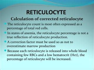 Reticulocyte Count PPT
