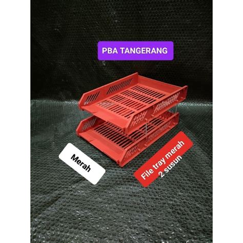 Jual File Tray 3 Susun Rak File Kertas 3 Susun Shopee Indonesia