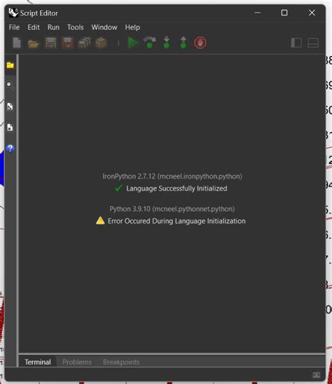 Rhino Compute Python 3910 Is Not Yet Ready Or Failed Initialization