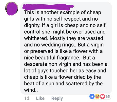 So This Was Top Comment On A Post On Facebook Of Couples Being Sexual On Pics And Vids Thoughts