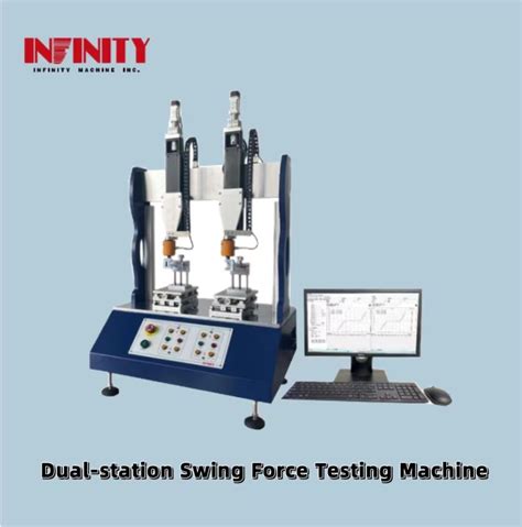 105 Kg Dual Station Swing Force Testing Machine With 0 001mm Displacement Decomposition Degree