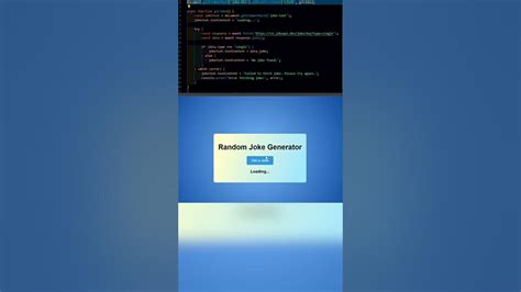 Day 1499 New Random Jokes Generator App Using Javascript Css Html