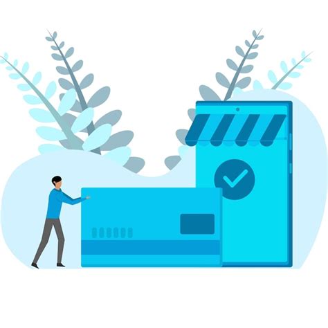 Premium Vector Debit Or Credit Card Payment Business Concept Vector Flat Style Illustration