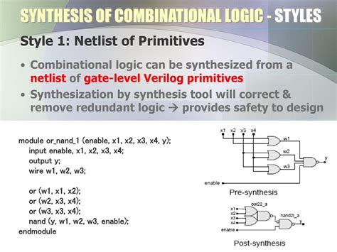 Synthesis Of Combinational Logic Ppt Download