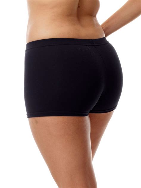 Womens Microfiber Compression Babe Shorts Men Compression Shirts Girdles Chest Binders Hernia