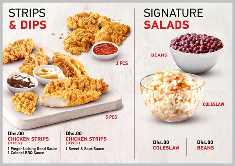 Kfc Menus On Behance