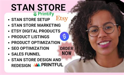 Setup Etsy Shop Setup Stan Store Marketing Design Etsy Digital