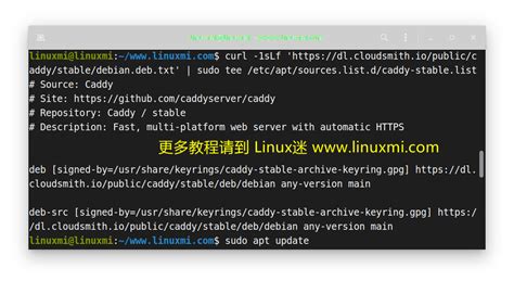 如何在 Ubuntu Server 22 04 上安装 Caddy Web 服务器 Linux迷