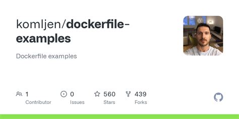 GitHub Komljen Dockerfile Examples Dockerfile Examples