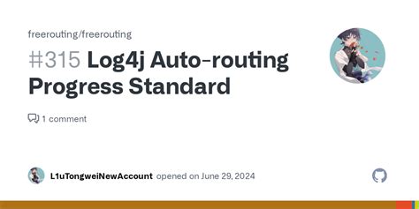 Log4j Auto Routing Progress Standard · Issue 315 · Freerouting