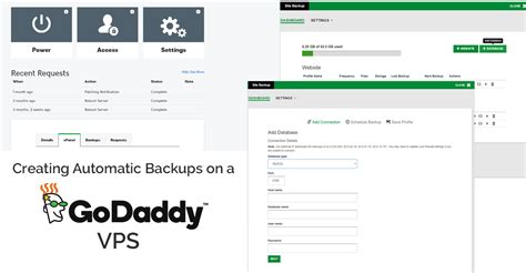 creating automatic backups on a godaddy vps mwoodruff design