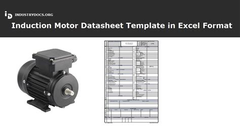 Electric Motor Datasheet Template In Excel Format 53 Off