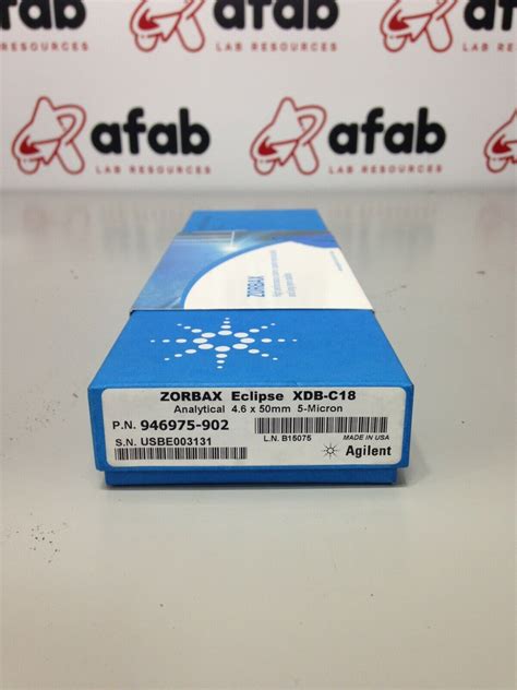 Agilent Zorbax Hplc Column Eclipse Xdb C18 Analytical 4 6 X