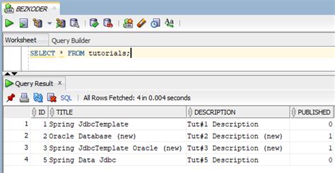 Spring Boot Jdbctemplate Example With Oracle Crud App Bezkoder