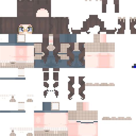 Minecraft Girl Skins Layout