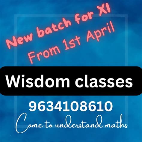 Wisdom Classes