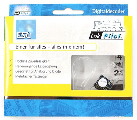 Esu 54621 Lokpilot Fx V4 0 Funktionsdecoder Mm Dcc Sx 21mtc Schnitts 17 70