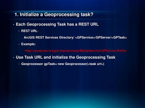 Geoprocessing Services In JavaScript Ppt Download
