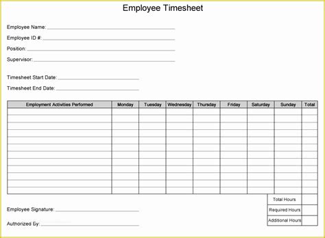Timesheet Template Free Printable Of Free Printable Multiple Employee Time Sheets Printable