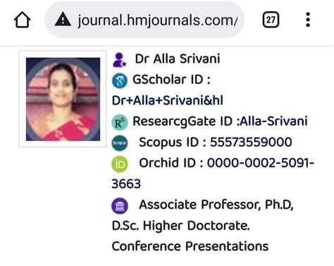 dr alla srivani phd d sc pdf on linkedin post doctoral researcher