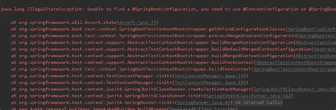 解决SpringBoot运行Test时报错 SpringBoot Unable to find java 脚本之家