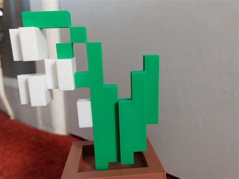 Minecraft Lily Of The Valley Flower Pot By Ciaraannoo Makerworld