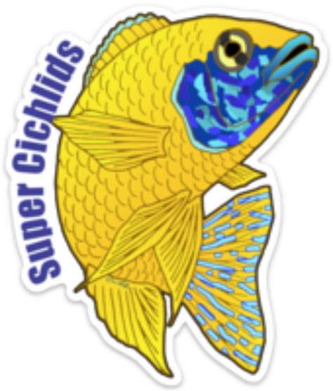Super Cichlids Magnet 42 X 5