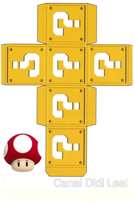Mario Bros Molde Lembrancinha Em 2024 Decoração Mario Bros Festa De