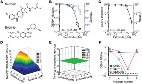 Sunitinib And Erlotinib Have A Synergistic Anti Denv Effect And A High
