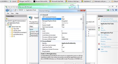 Joegtecs Path ปัญหาที่เกิดจากการติดตั้ง Iis7 บน Windows7 64bit