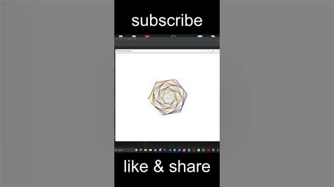 rainbow spiral python awesome turtle code i m mizan shorts coding programming python