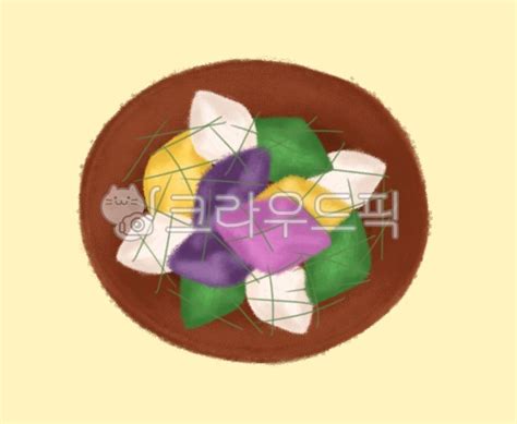 송편 추석 추석음식일러스트 떡 추석음식 사진 이미지 일러스트 캘리그라피 52saseyou작가