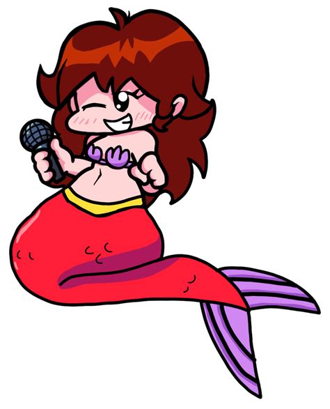 [fnf] Mermaid Girlfriend Logic By 205tob On Deviantart